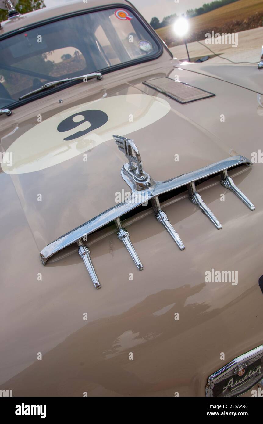 Austin A90 Six Overdrive classic rally car Stock Photo - Alamy