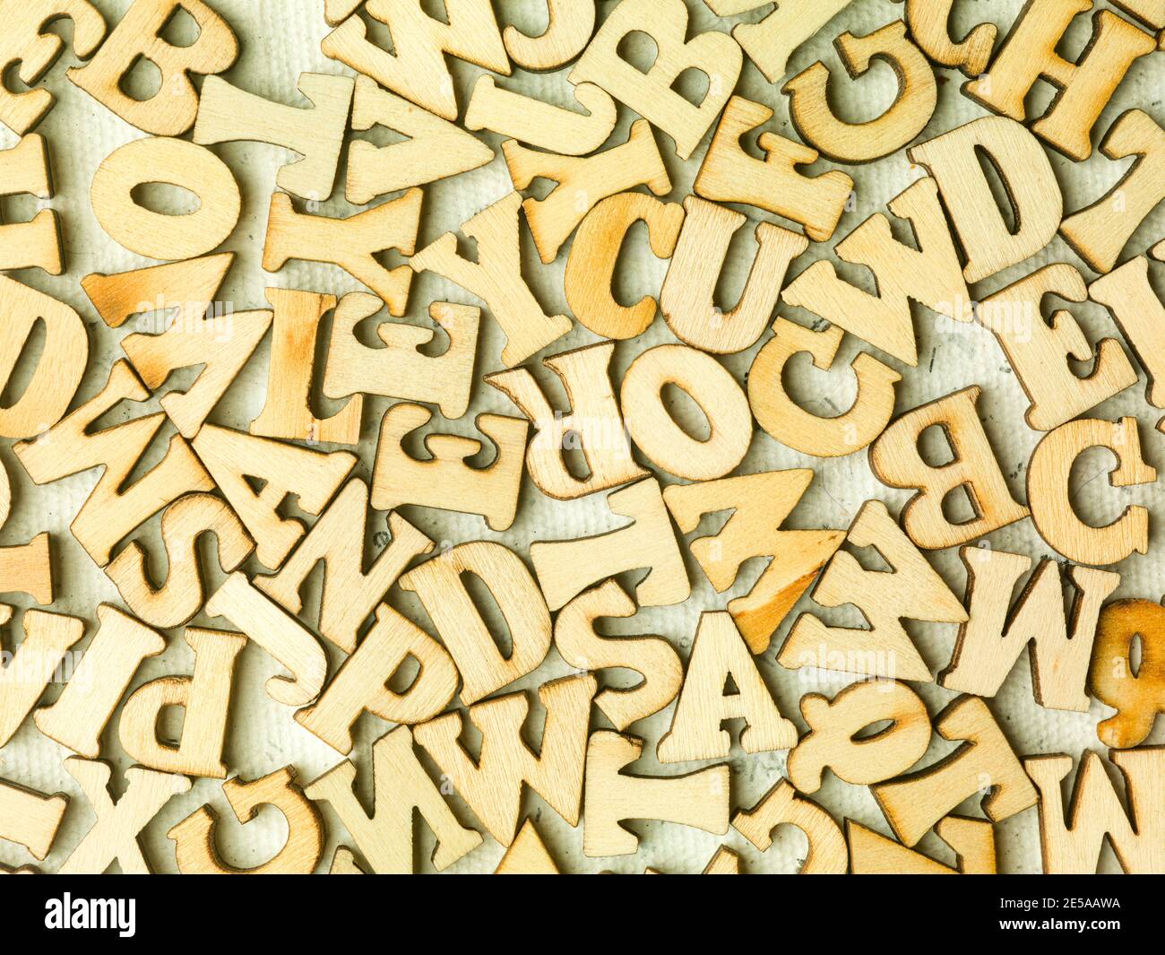 Typography random text letters hi-res stock photography and images - Alamy