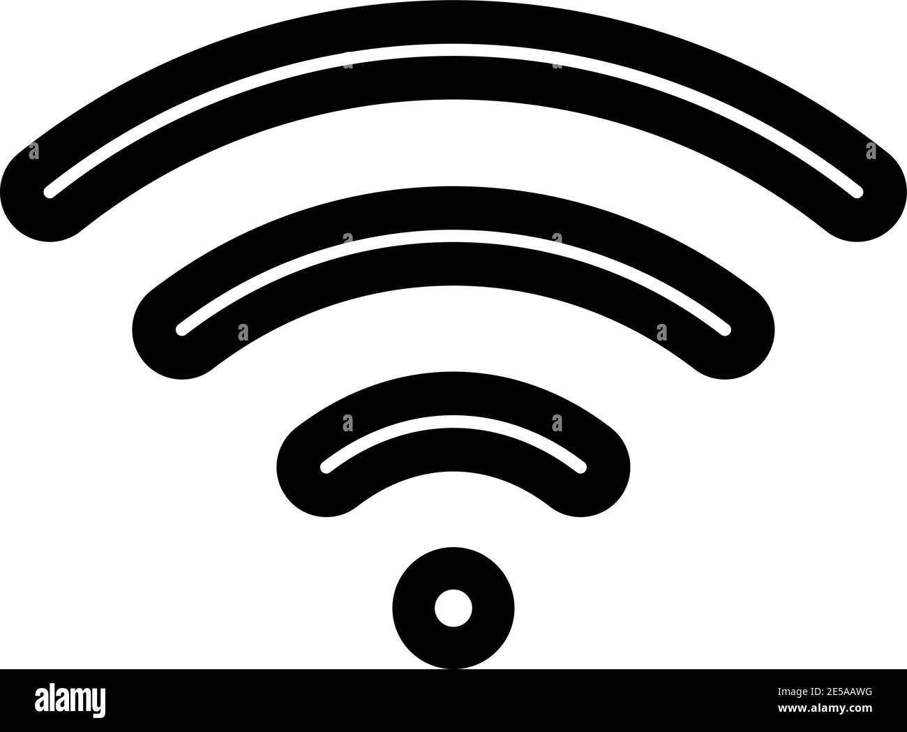 Icon wi fi in Black and White Stock Photos & Images - Alamy