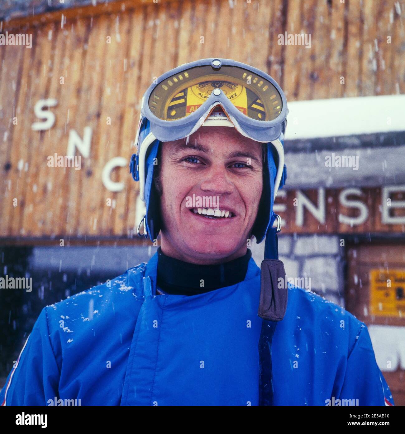Bernard Orcel, French male Ski Team, November 1970 Stock Photo - Alamy