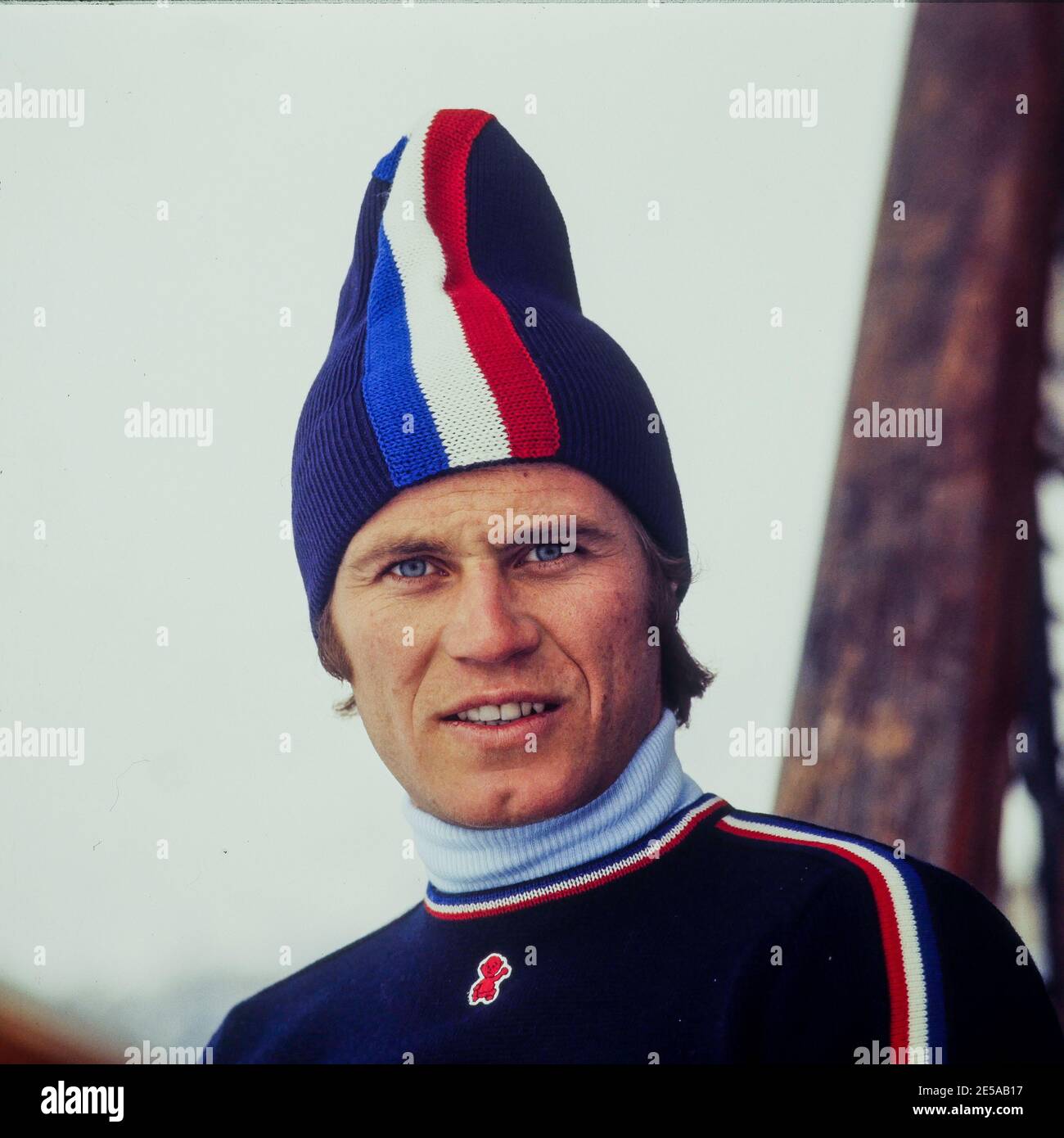Bernard Orcel, French male Ski Team, November 1970 Stock Photo - Alamy