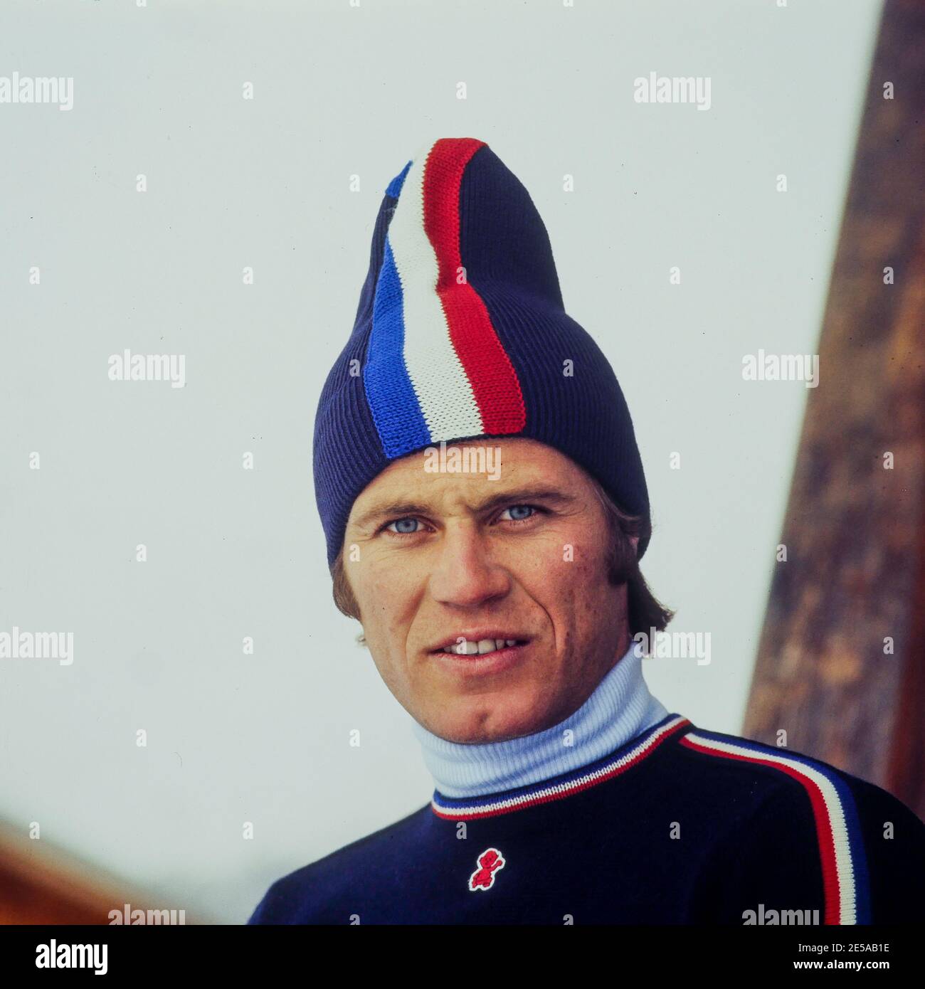 Bernard Orcel, French male Ski Team, November 1970 Stock Photo - Alamy
