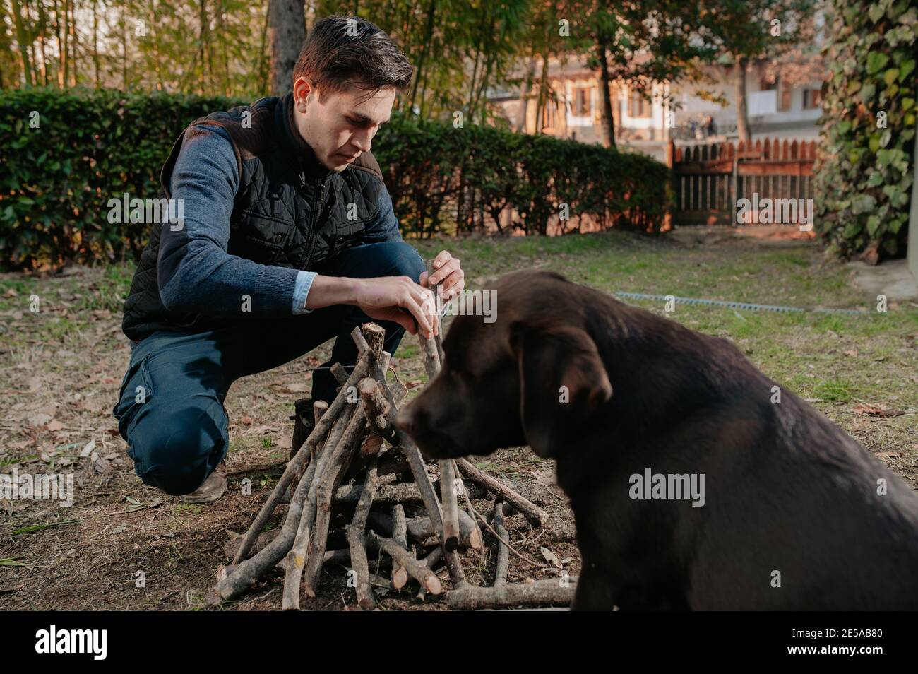 Dog piling hi-res stock photography and images - Alamy