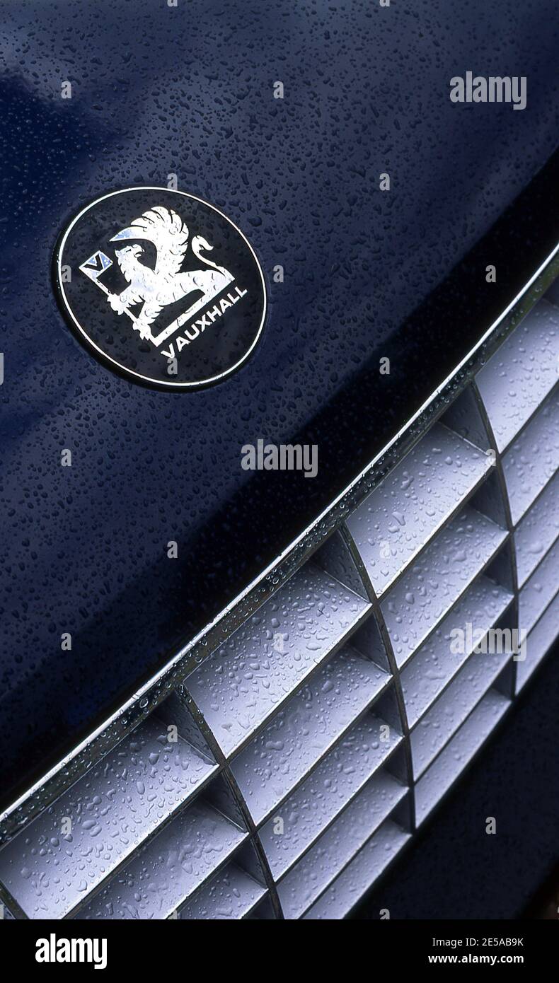 Vauxhall badge on a Senator CD 3.0i 24v 1992 Stock Photo - Alamy