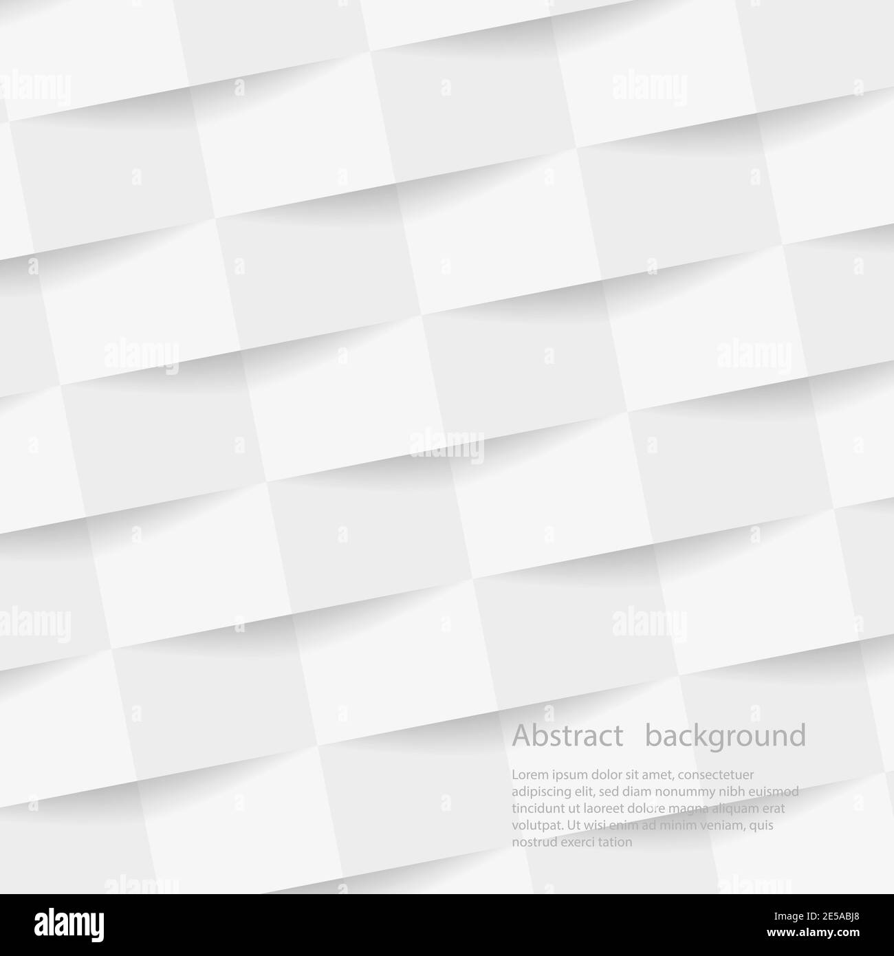 White geometric background texture with shadow. Vector background Stock ...