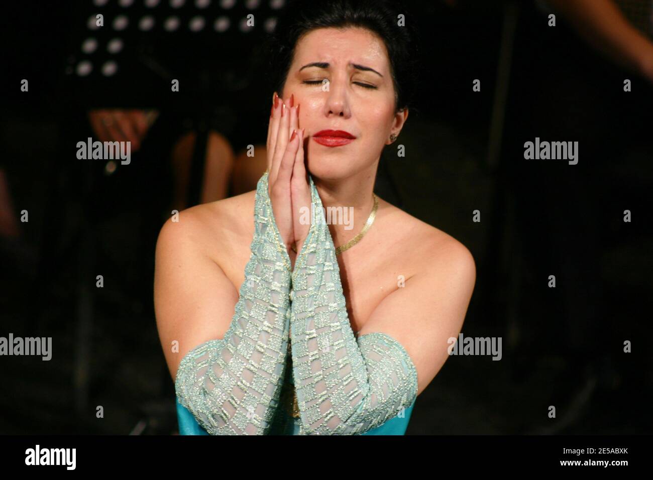 The Romanian soprano Anda Pop during a recital Stock Photo - Alamy