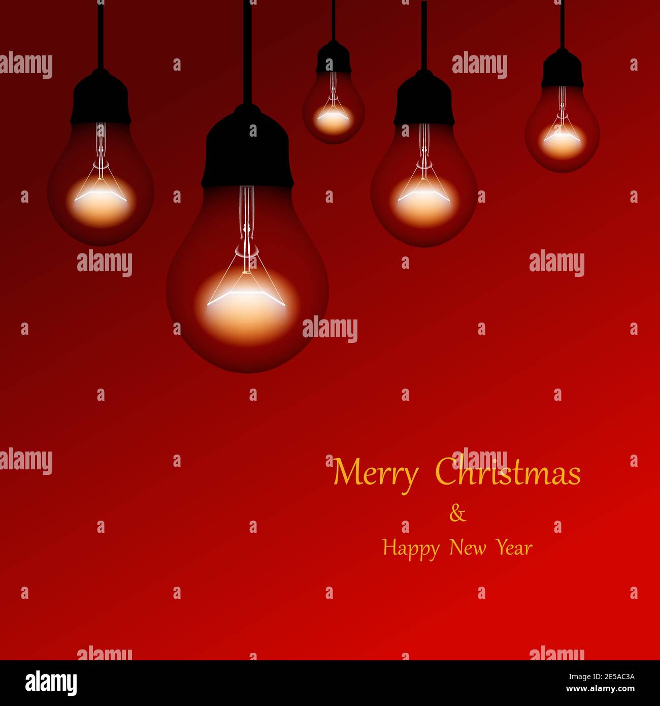 Christmas lights, holiday background. Merry Christmas poster Stock ...