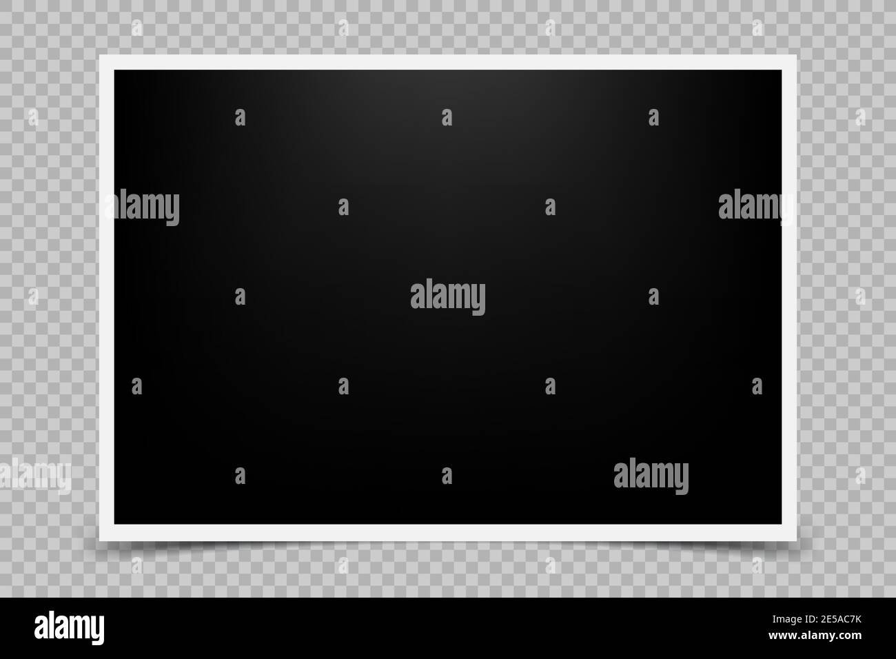 Retro photo frame with shadow. Vector illustration Stock Vector Image ...