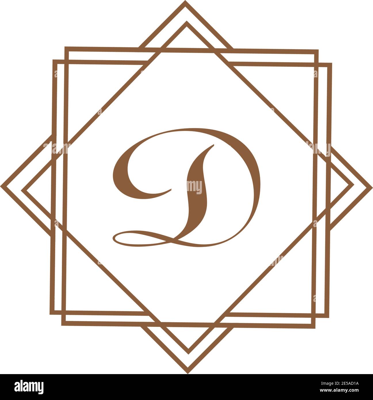 Vector illustration letter D Stock Vector Image & Art - Alamy