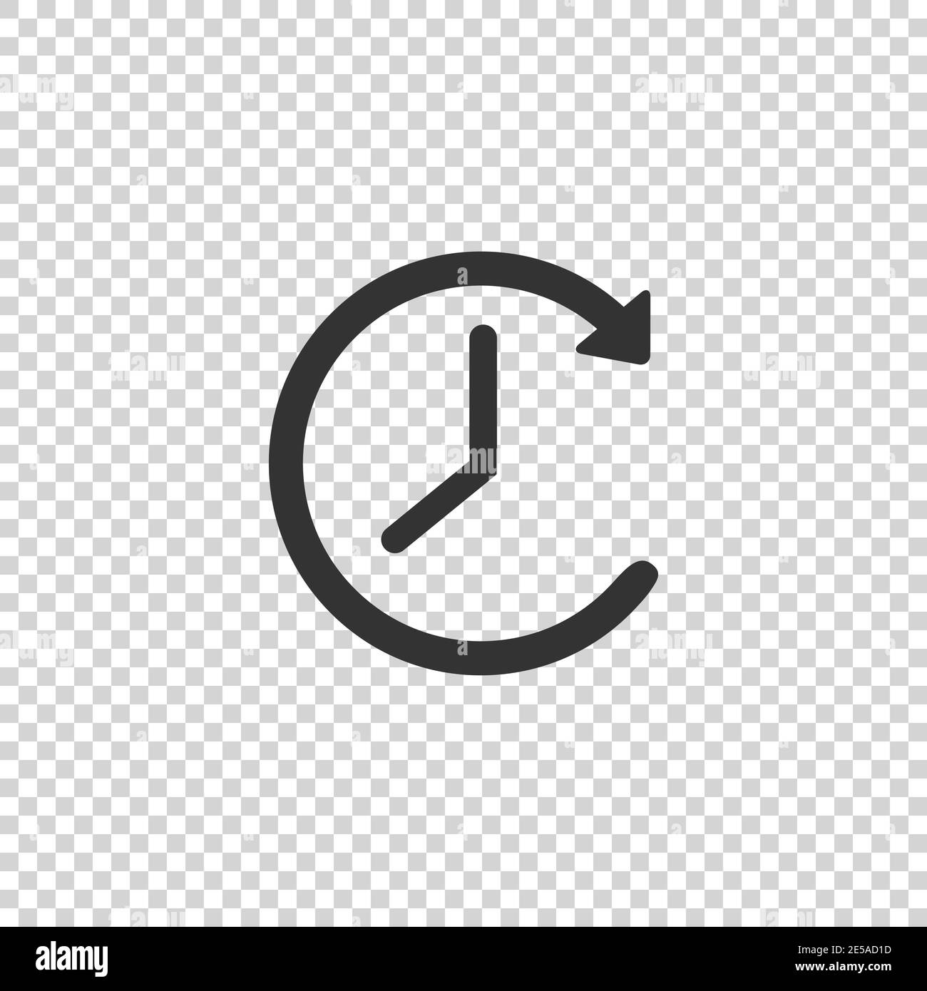 Clock icon. Clock vector icon. Clock icon in trendy flat style Stock ...