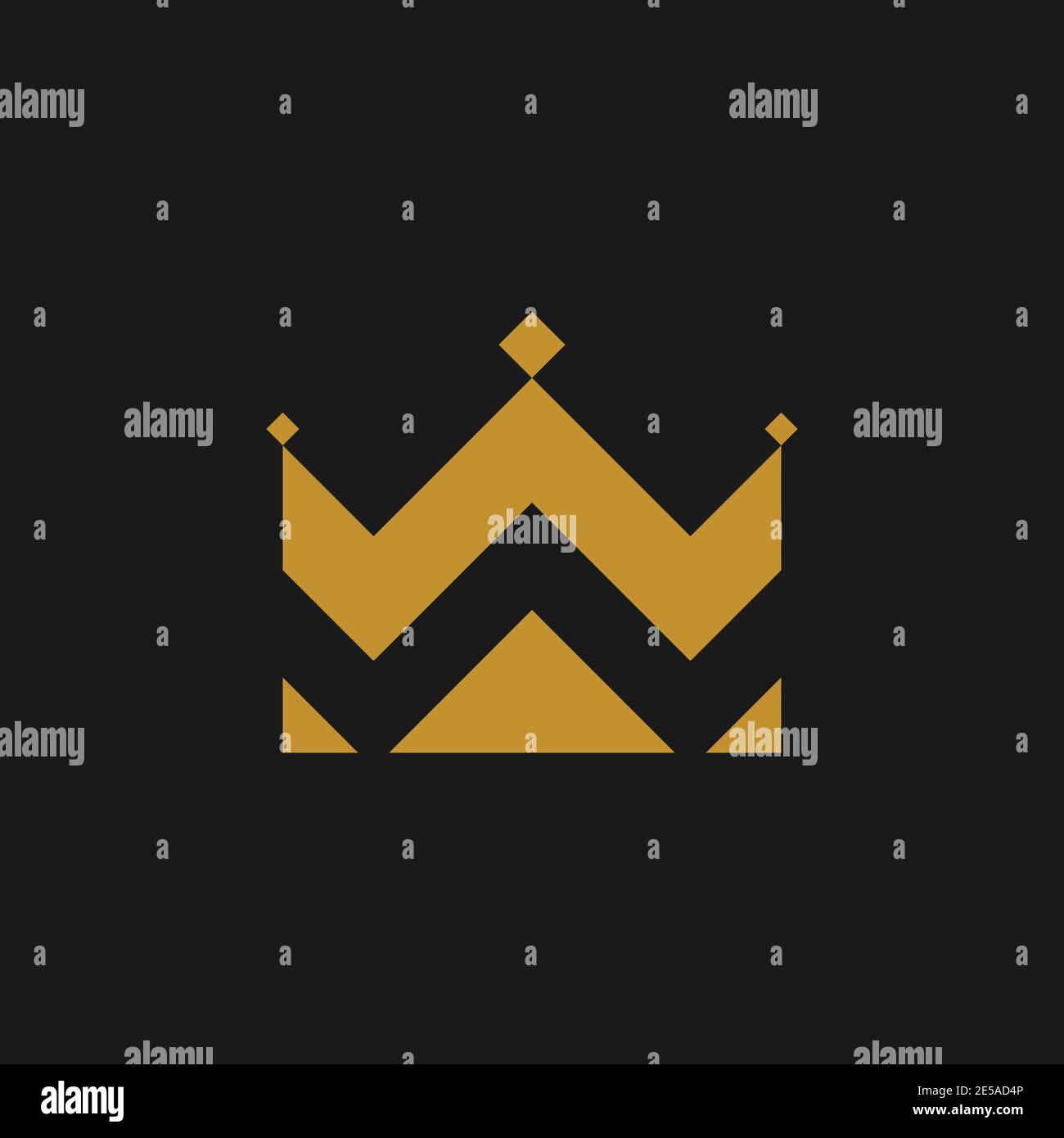 Royal crown in black Stock Vector Images - Alamy