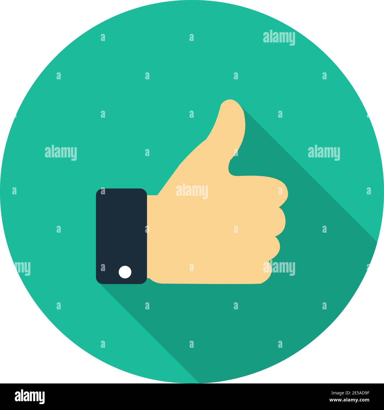 Heart finger gesture flat Stock Vector Images - Alamy