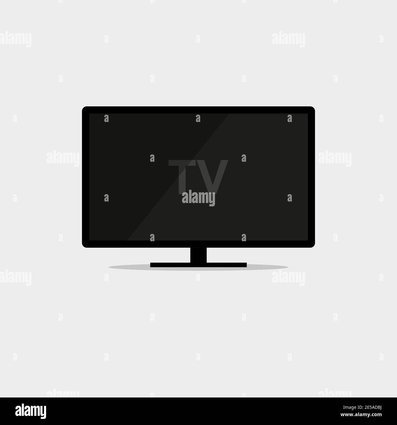 Flat screen television screen wall Stock Vector Images - Alamy