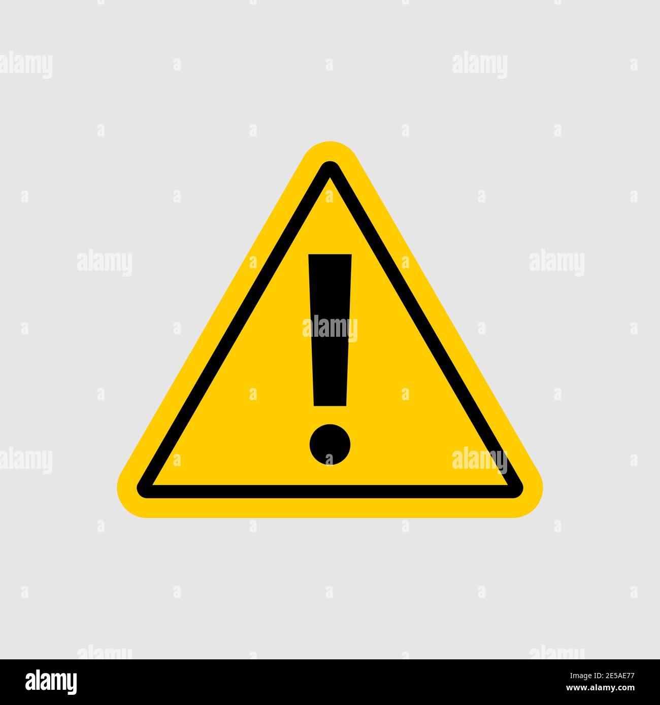 Warning vector icon hi-res stock photography and images - Alamy