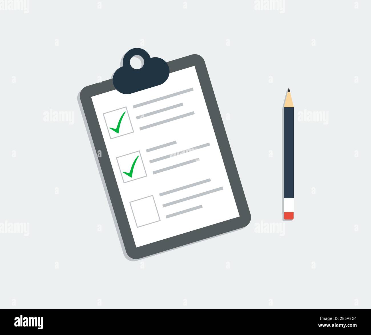 Icon clipboard checklist hi-res stock photography and images - Alamy