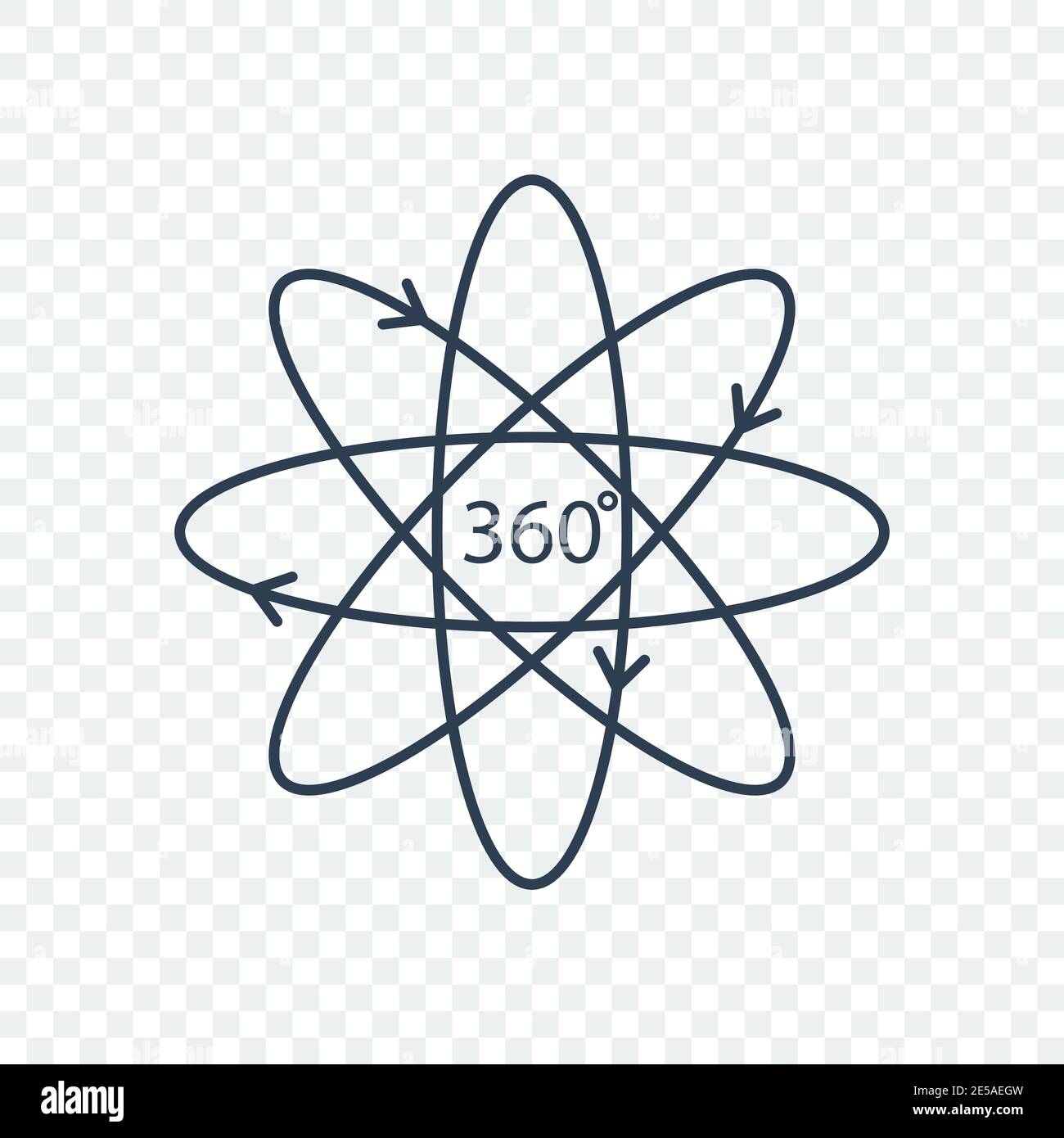 360 panorama icon vector vectors hi-res stock photography and images ...