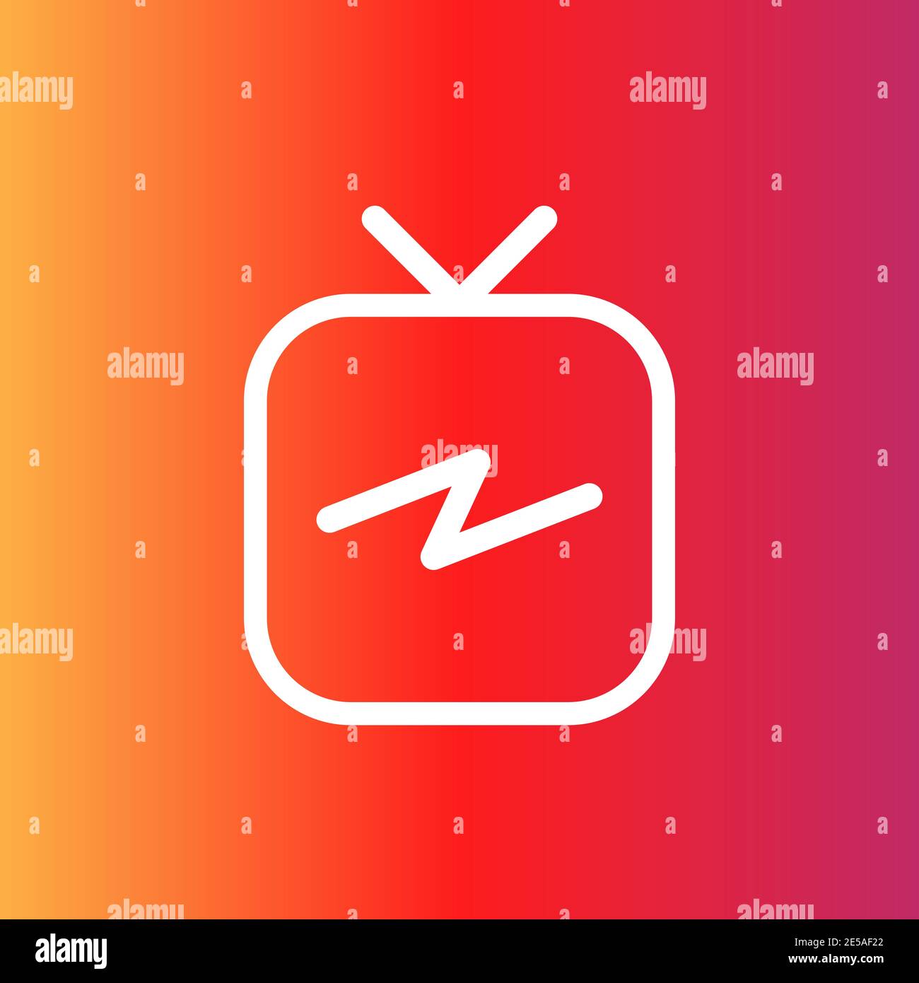 TV icon. TV in flat style. tv on blank background. TV black. Eps10 ...