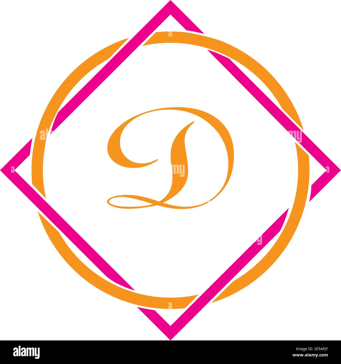 Vector illustration letter D Stock Vector Image & Art - Alamy