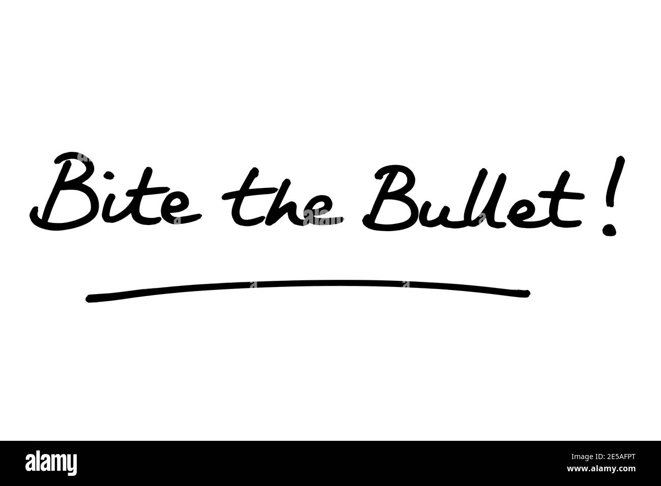 To bite the bullet hi-res stock photography and images - Alamy
