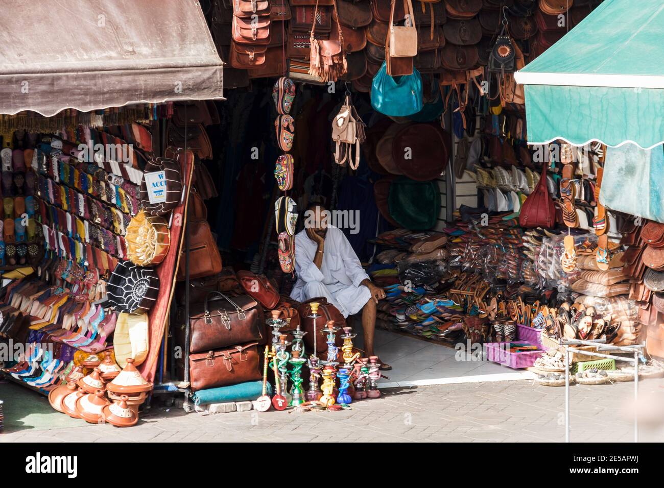 urban life at the city of marrakech in morocco Stock Photo - Alamy
