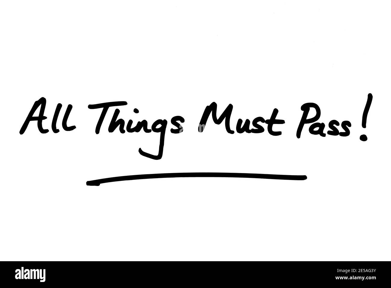 All things must pass hi-res stock photography and images - Alamy