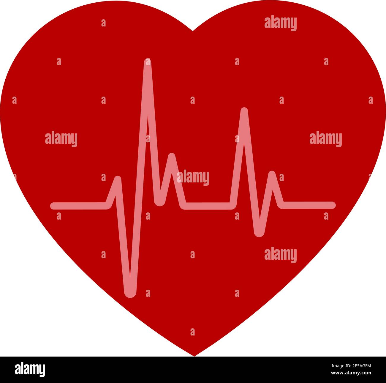Heartbeat - Vector icon heartbeat line. Heartbeat icon for medical apps ...
