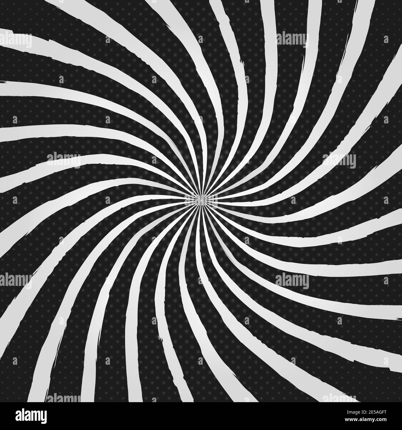 Black and white Swirling radial background Helix rotation rays Helix ...
