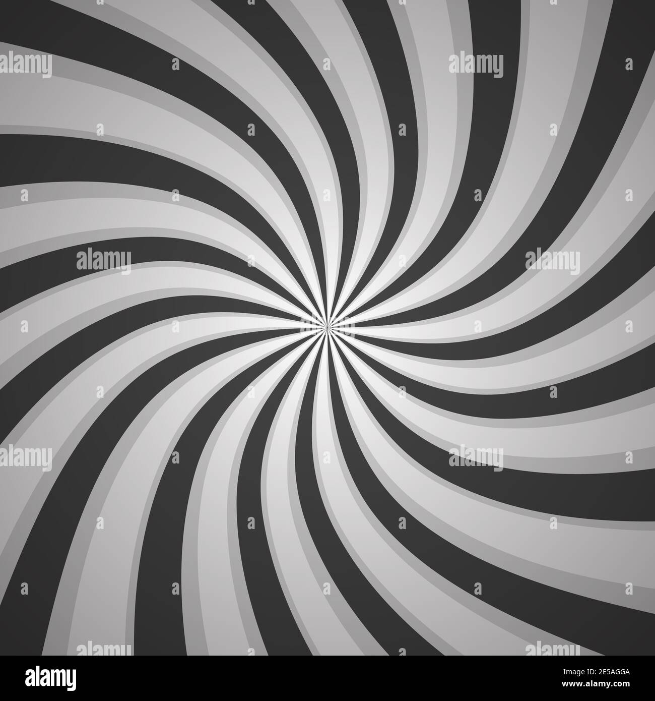 Black and white Swirling radial background Helix rotation rays Helix ...
