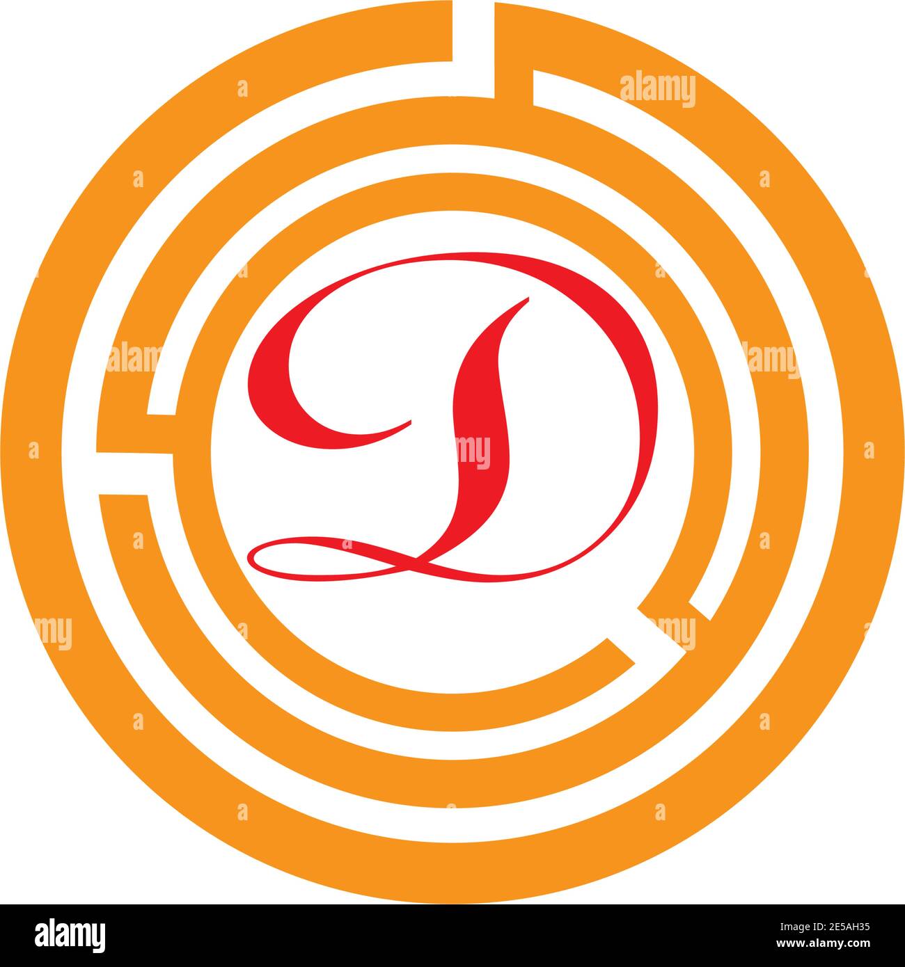 Vector illustration letter D Stock Vector Image & Art - Alamy