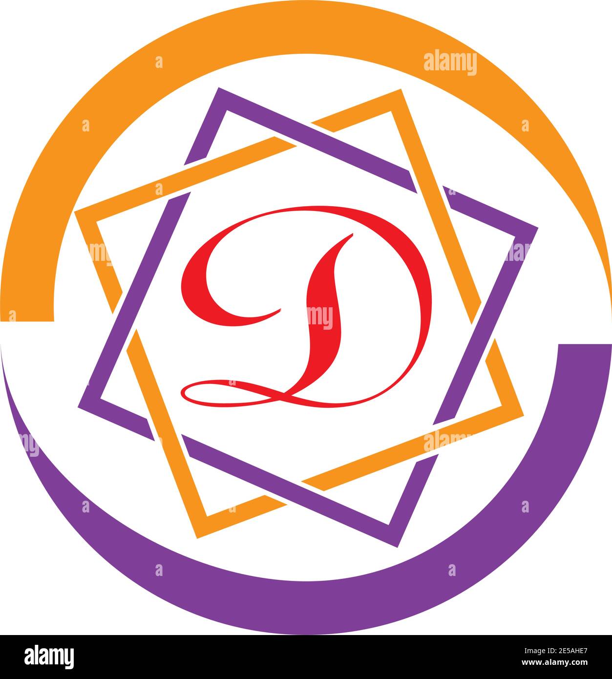 Vector illustration letter D Stock Vector Image & Art - Alamy