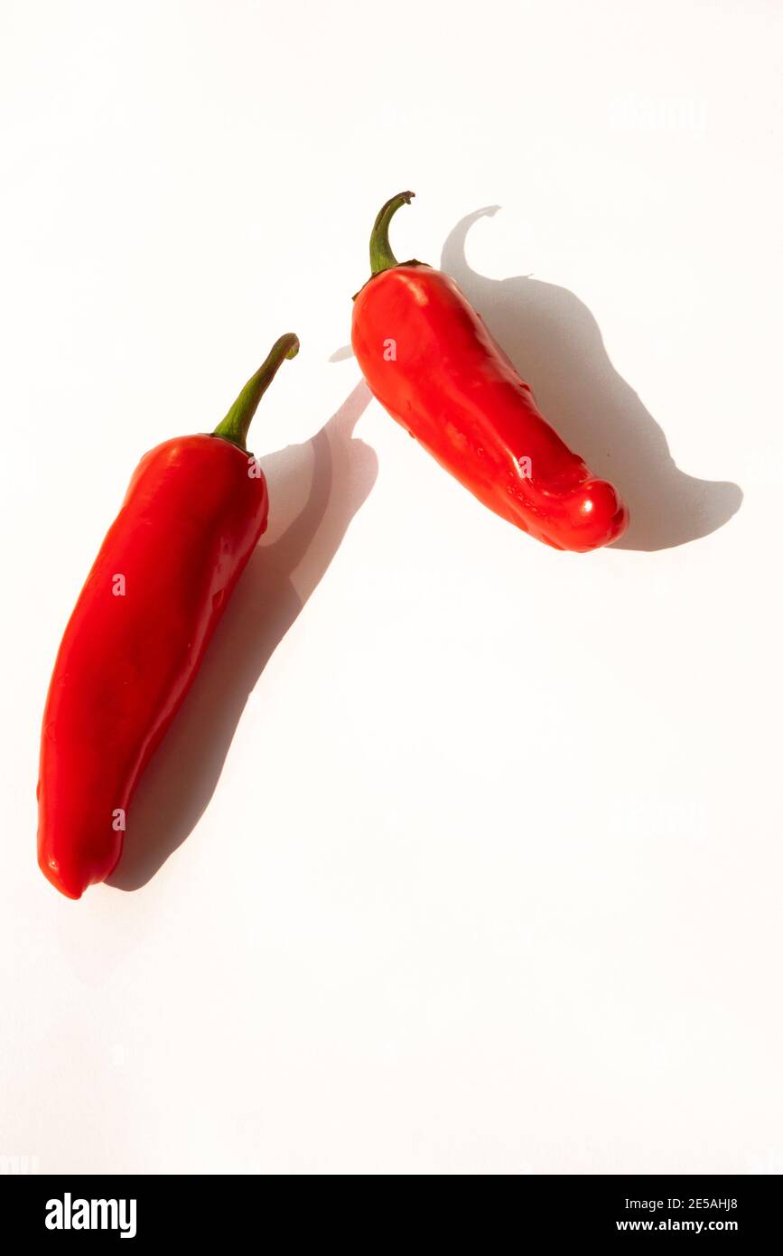 STILL LIFE OF RED INDIAN PEPPER Stock Photo - Alamy