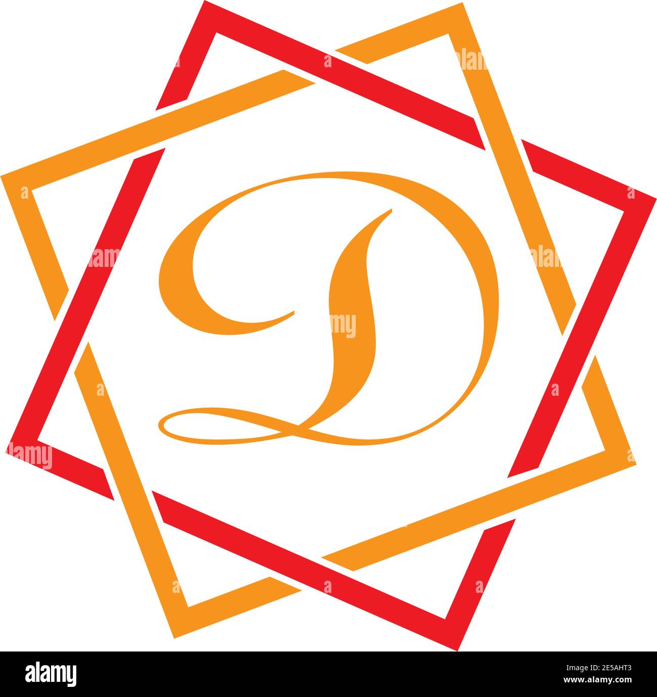 Vector illustration letter D Stock Vector Image & Art - Alamy