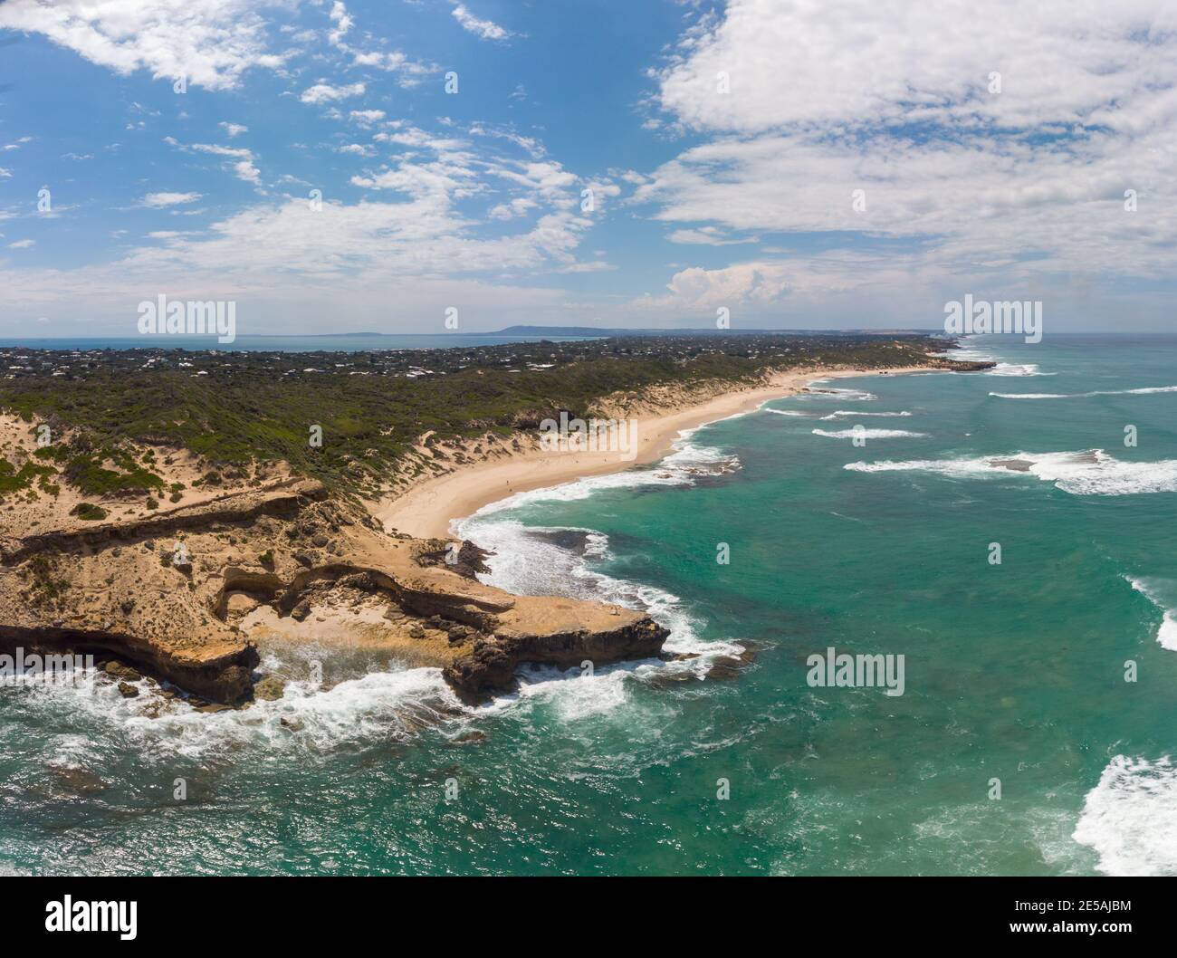 Aerial View of Mornington Peninsula Australia Stock Photo - Alamy