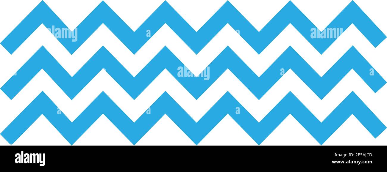 water blue color vector icon in linear design. Eps10 Stock Vector Image ...