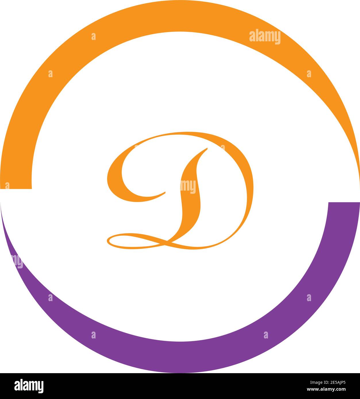 Vector illustration letter D Stock Vector Image & Art - Alamy