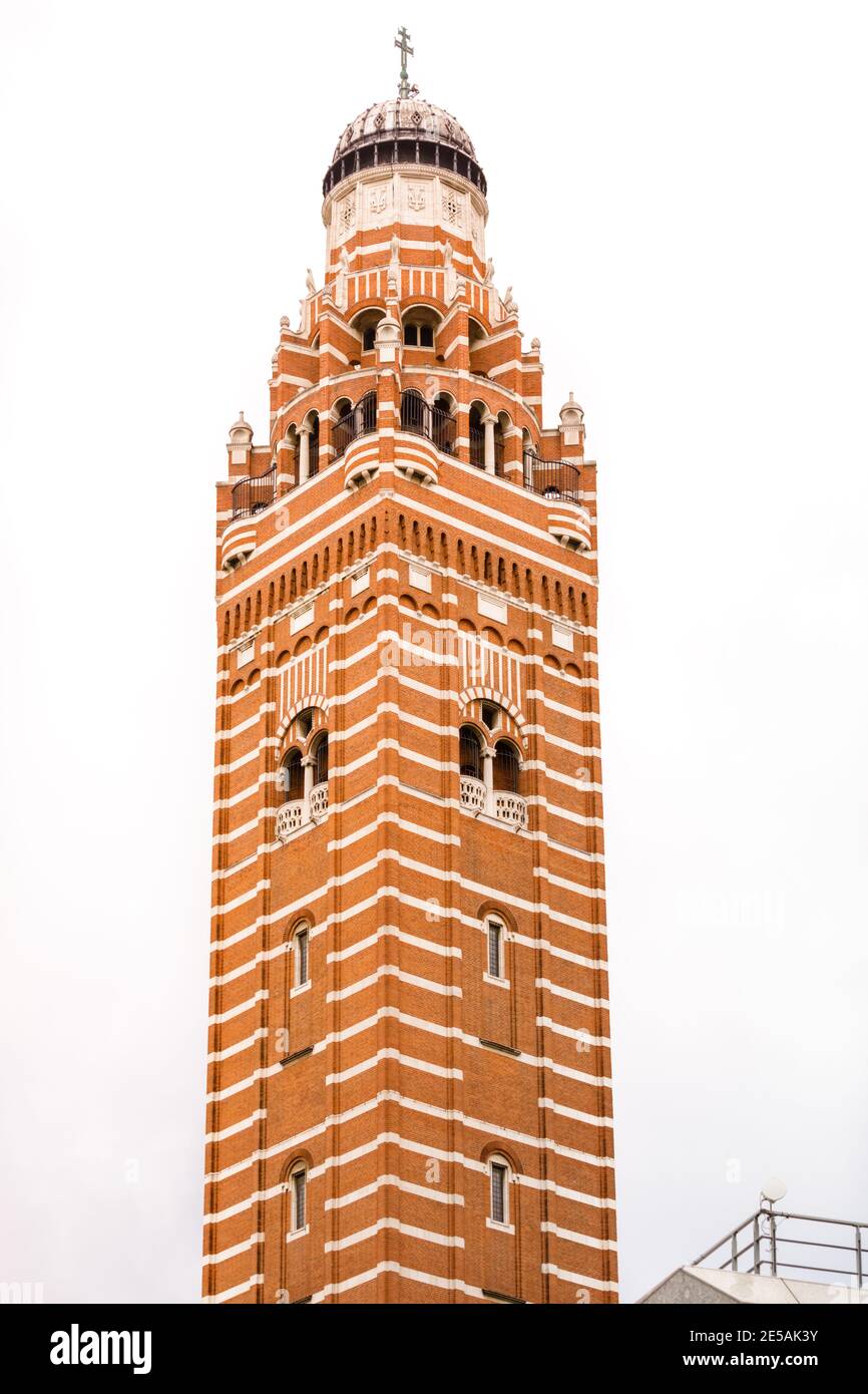 Westminster Cathedral tower, the Campanile Bell Tower with viewing ...