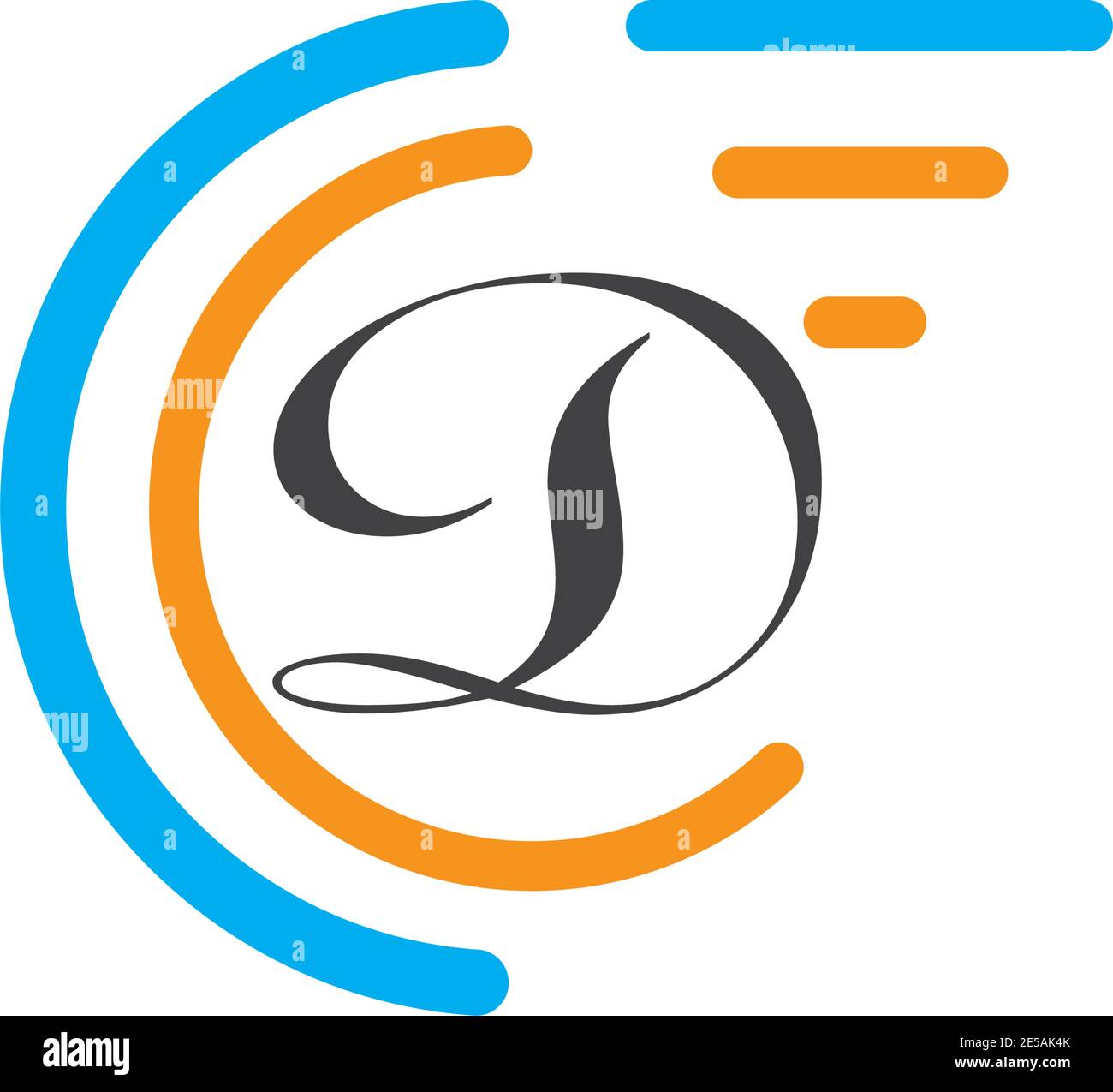 Vector illustration letter D Stock Vector Image & Art - Alamy