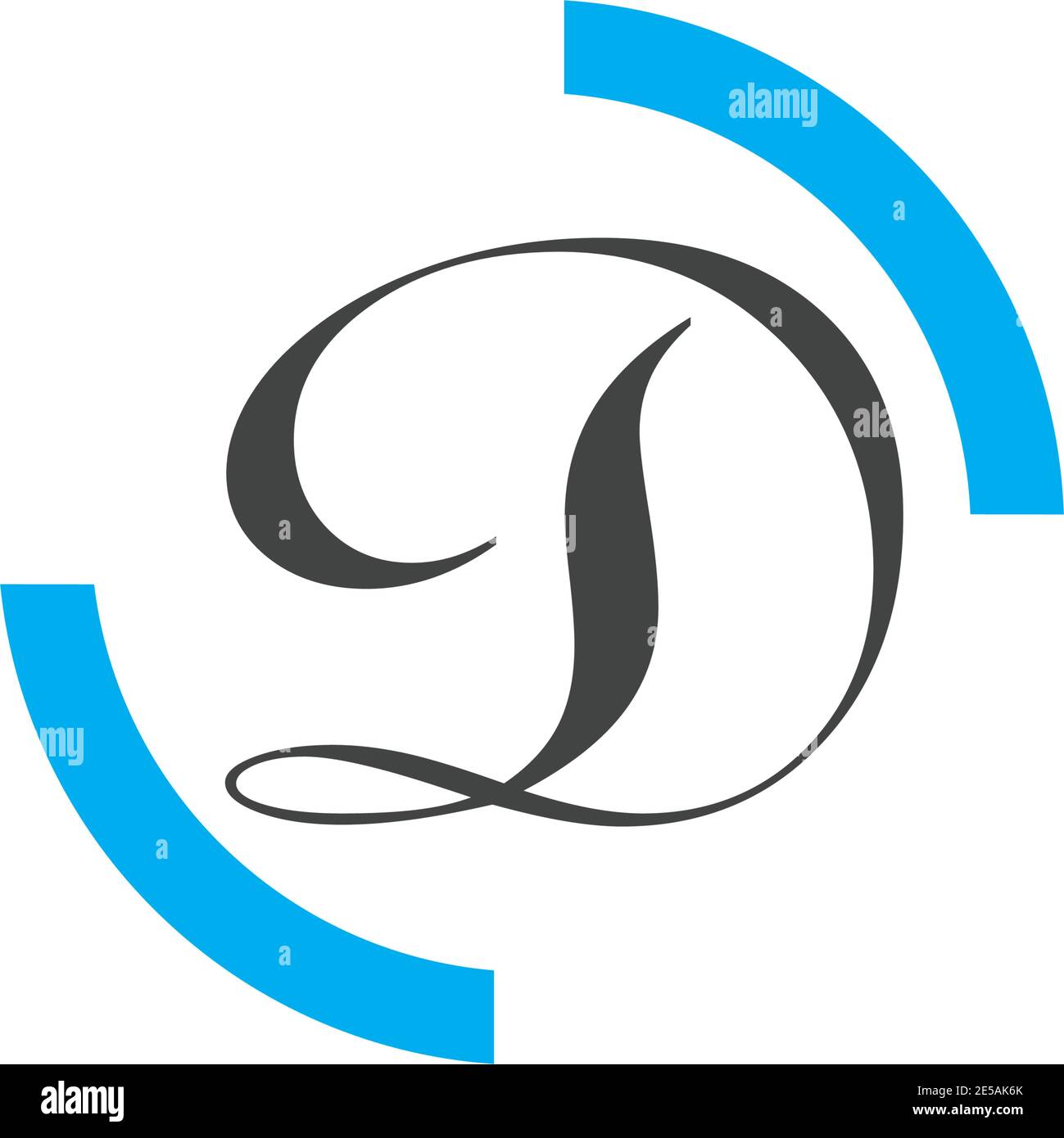 Vector illustration letter D Stock Vector Image & Art - Alamy