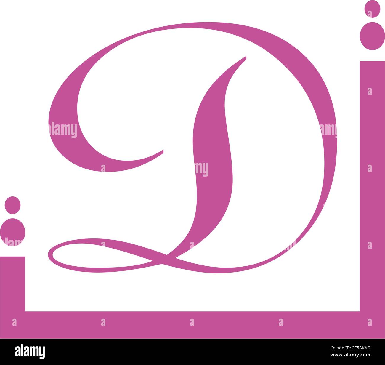 Vector illustration letter D Stock Vector Image & Art - Alamy