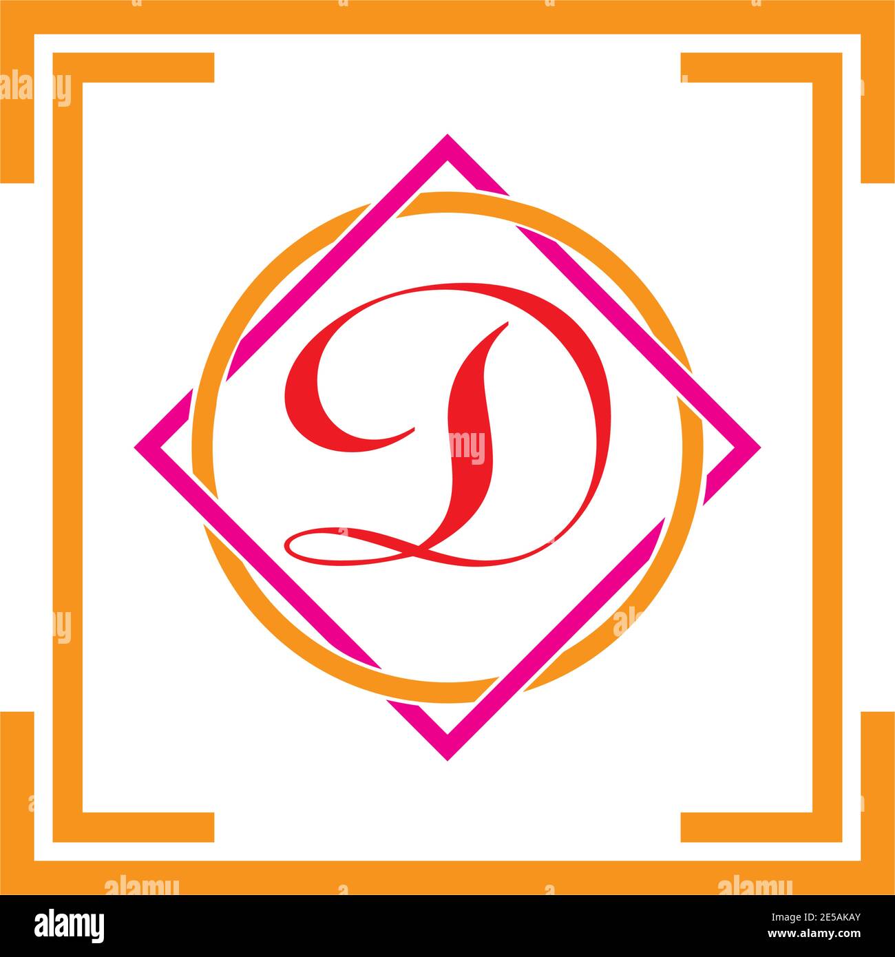 Vector illustration letter D Stock Vector Image & Art - Alamy