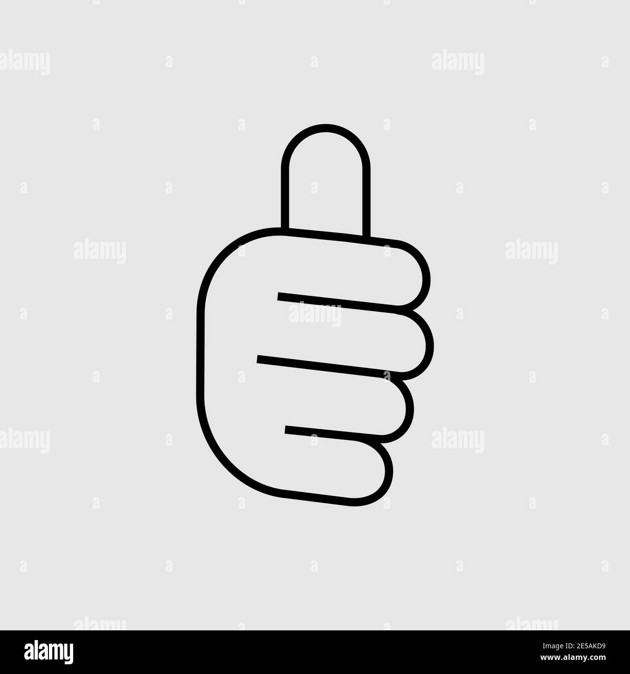 Like thumb up in Black and White Stock Photos & Images - Alamy