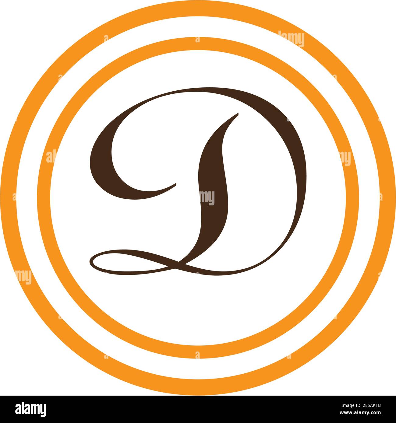 Vector illustration letter D Stock Vector Image & Art - Alamy