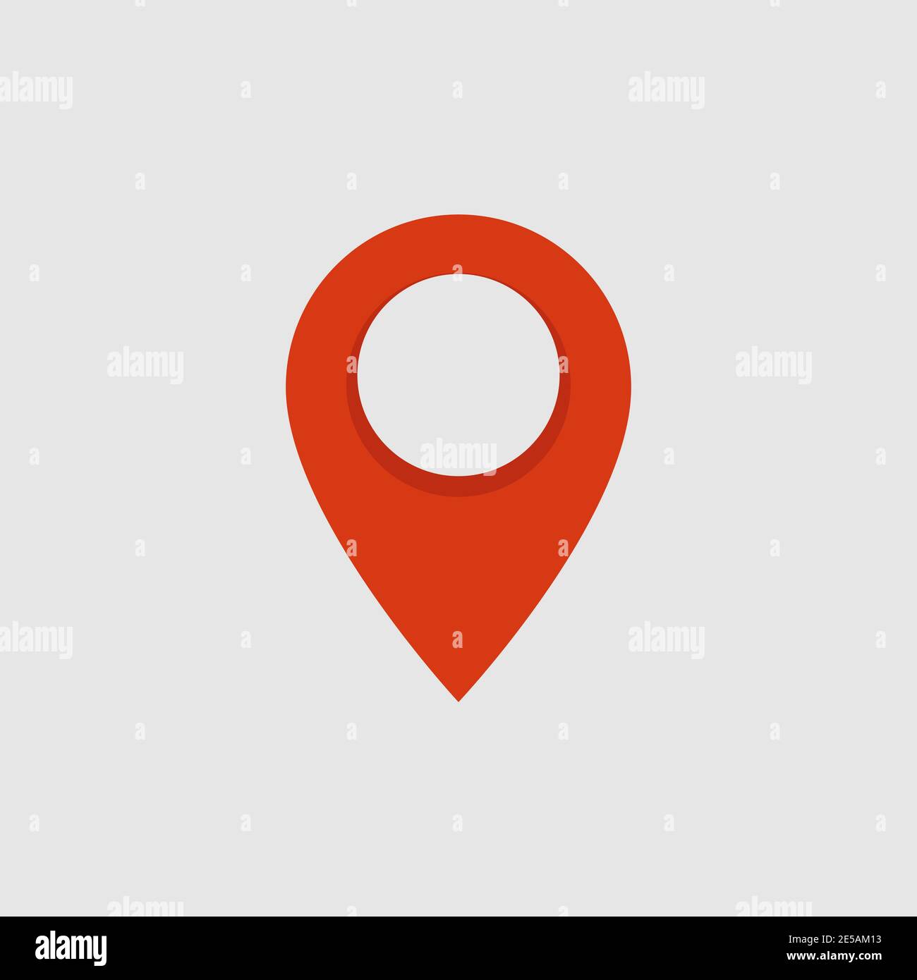 Red location pin, map pointer icon. Location icon. Eps10 Stock Vector Image & Art - Alamy
