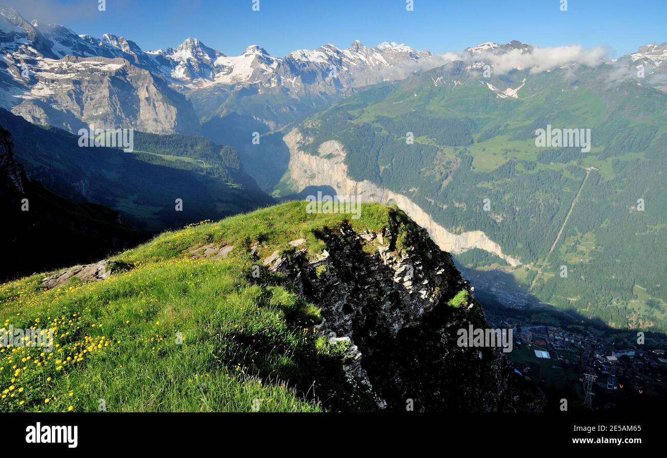 Wengen Mannlichen High Resolution Stock Photography and Images - Alamy