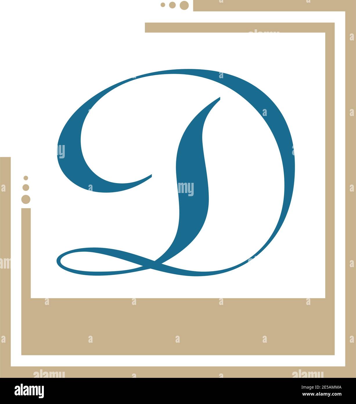 Vector illustration letter D Stock Vector Image & Art - Alamy