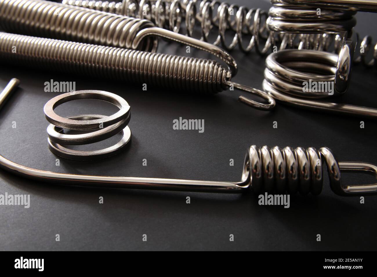 Metal springs in different sizes Stock Photo - Alamy