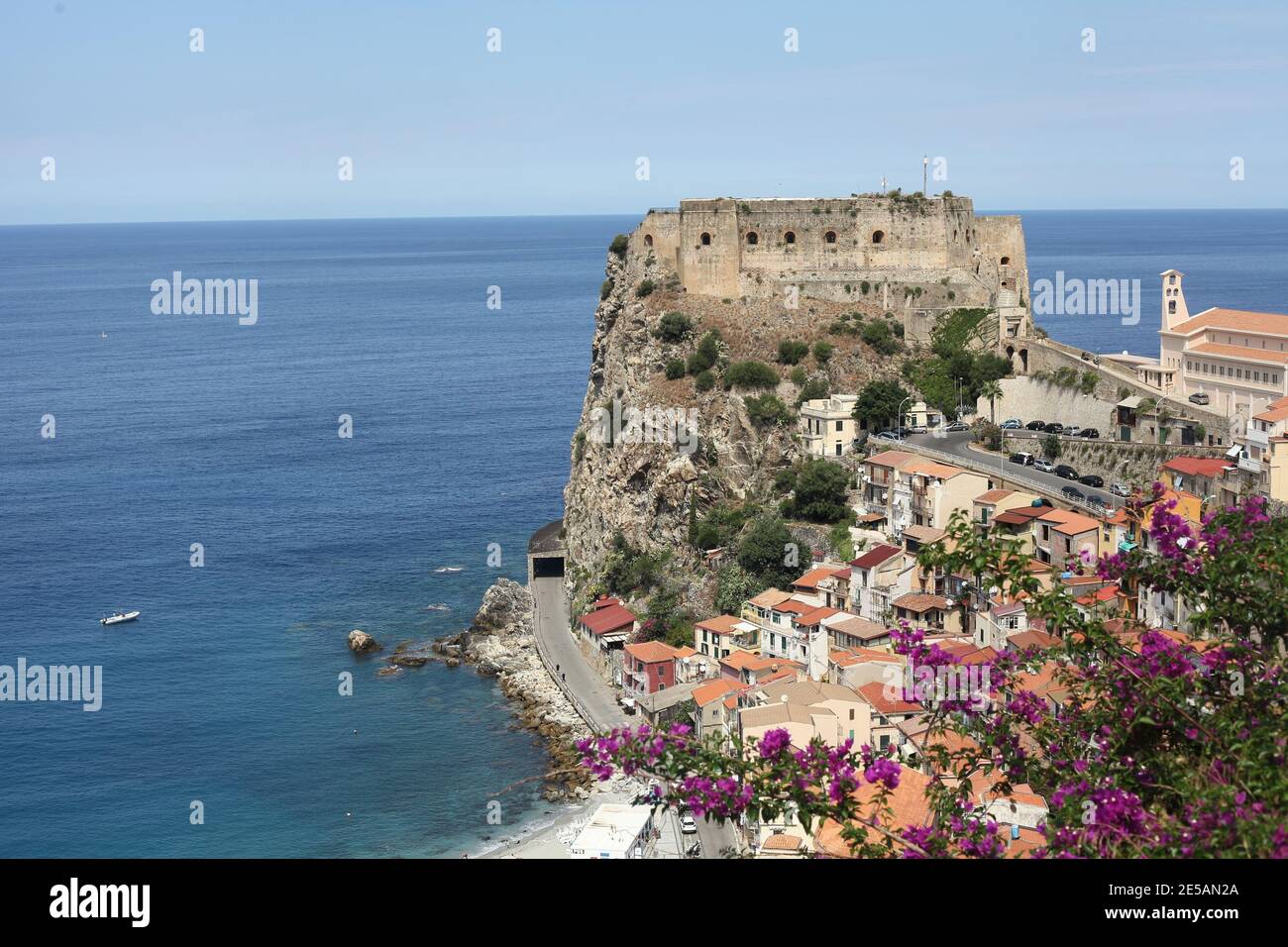 The seaside town of Scilla site of the sea monster Scylla of Greek ...