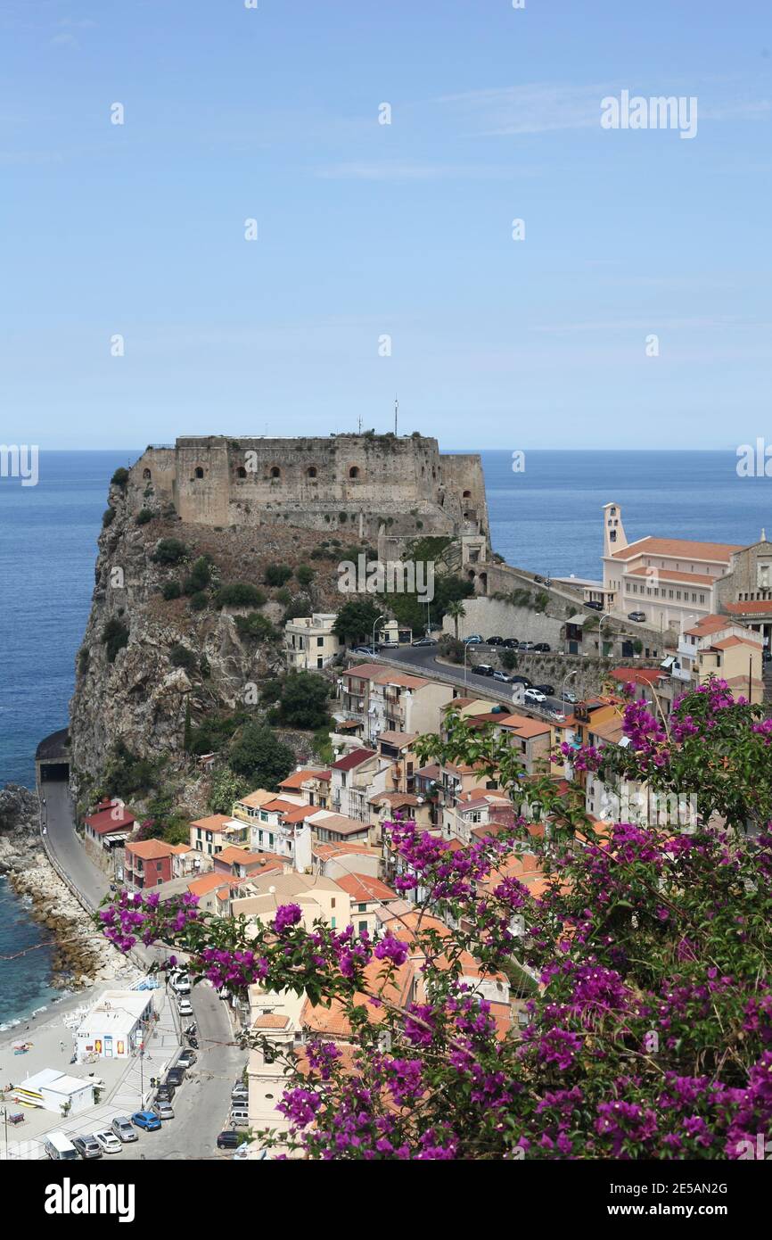 The seaside town of Scilla site of the sea monster Scylla of Greek ...