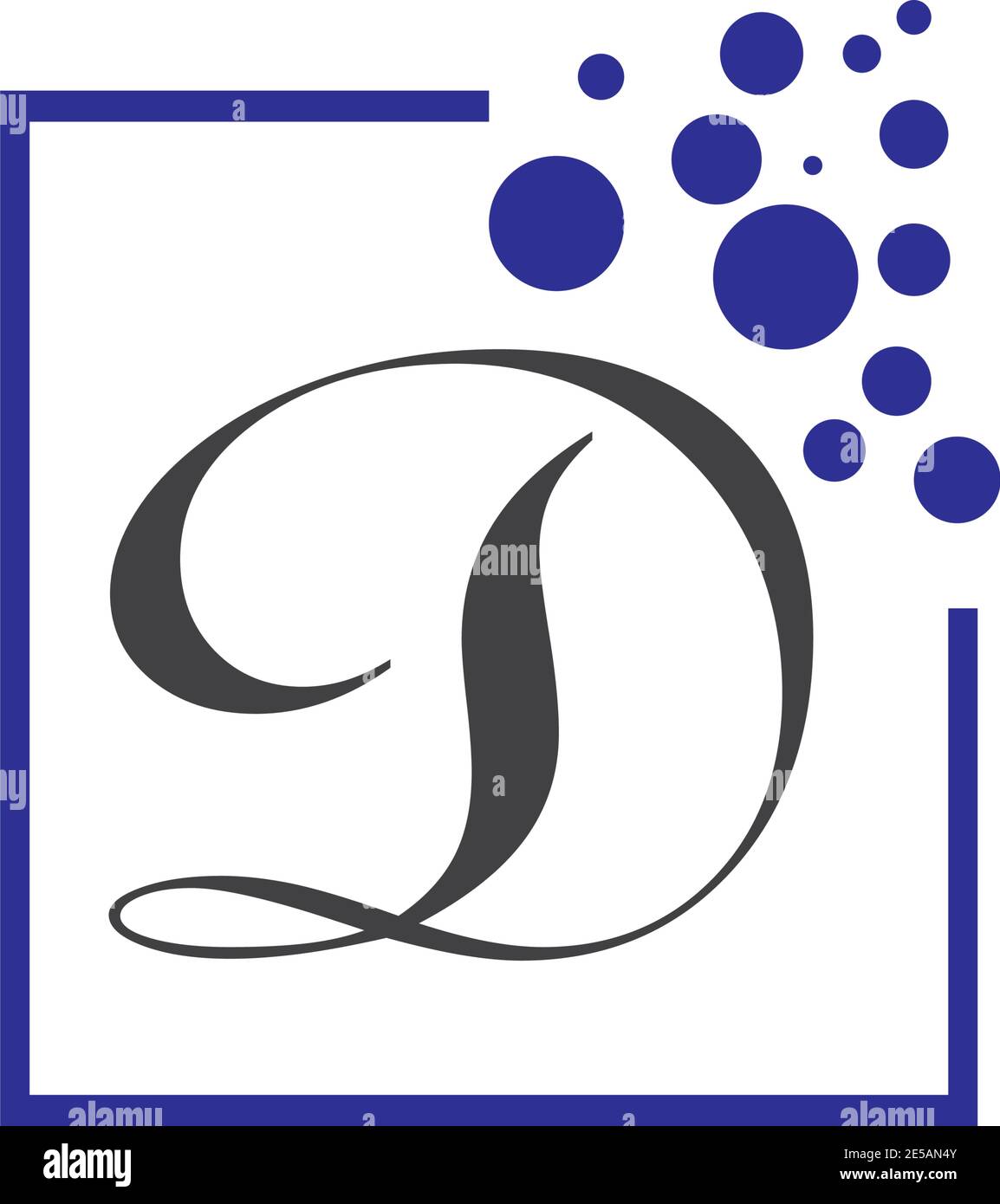 Vector illustration letter D Stock Vector Image & Art - Alamy