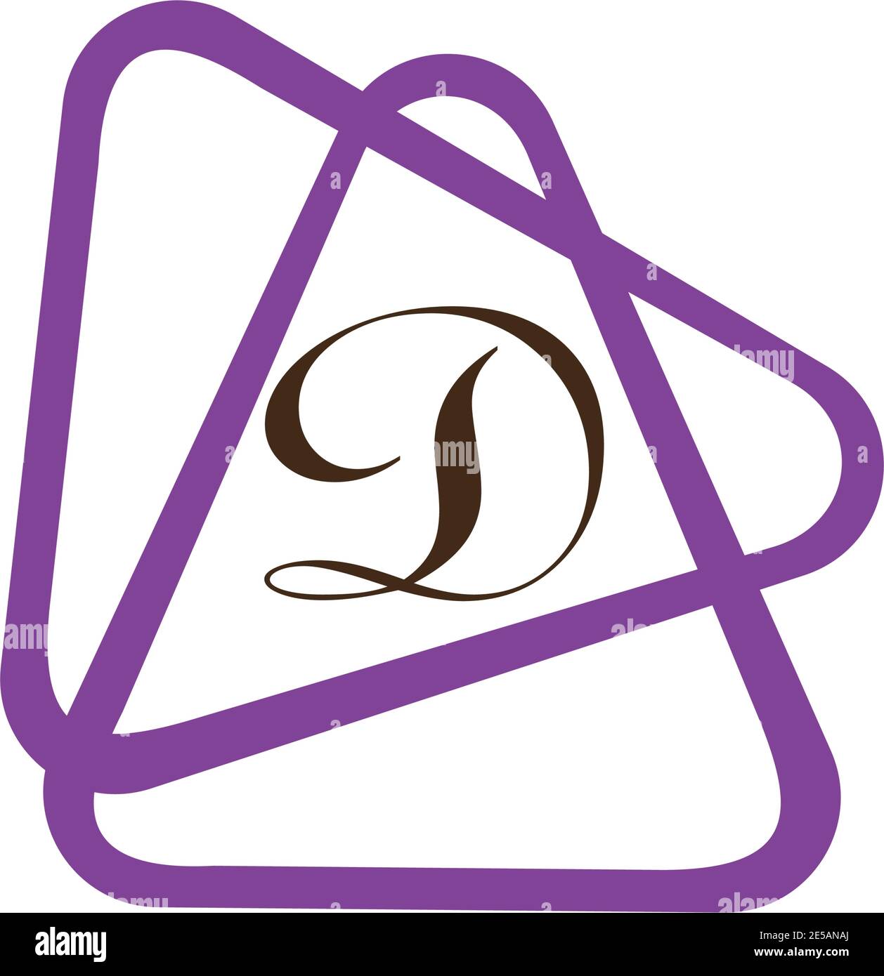 Vector illustration letter D Stock Vector Image & Art - Alamy